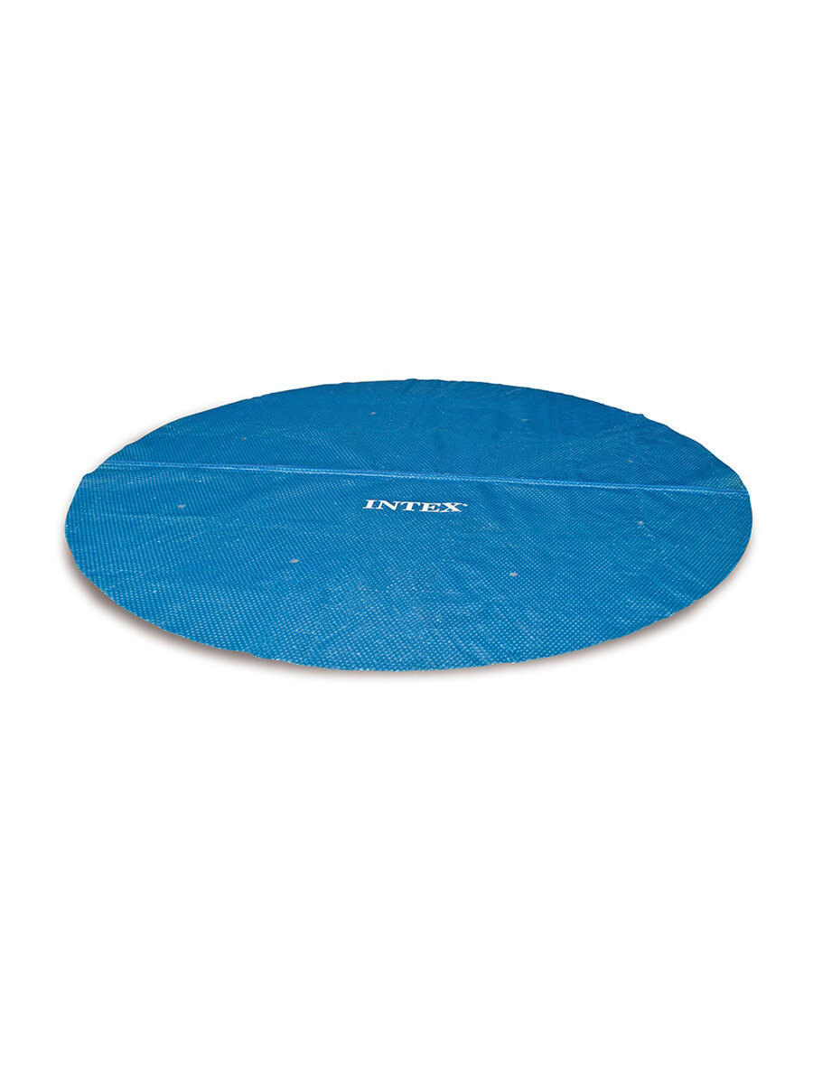Согревающее покрывало для бассейна 549x549 см Intex Solar Cover 29025/59955 пузырьковое плавающее, круг