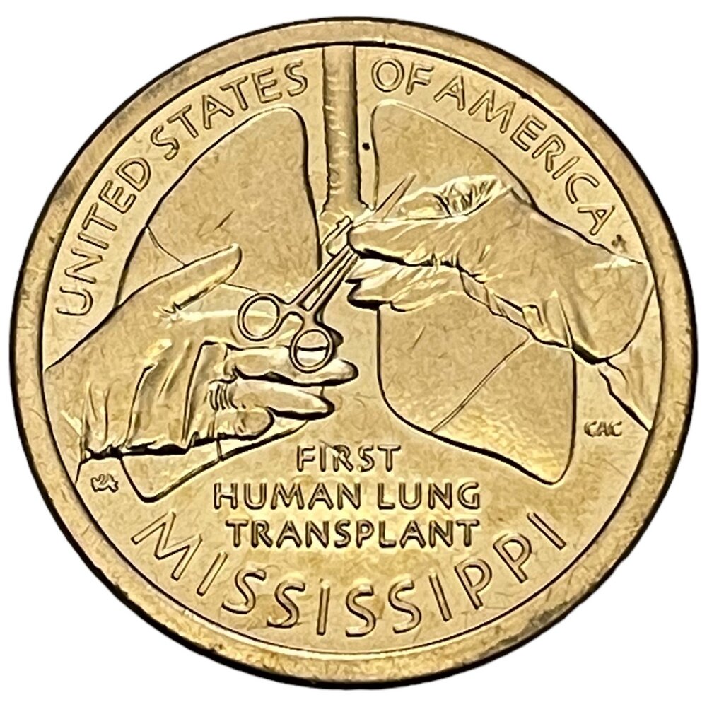 США 1 доллар 2023 г. (Американские инновации - Миссисипи) (D)