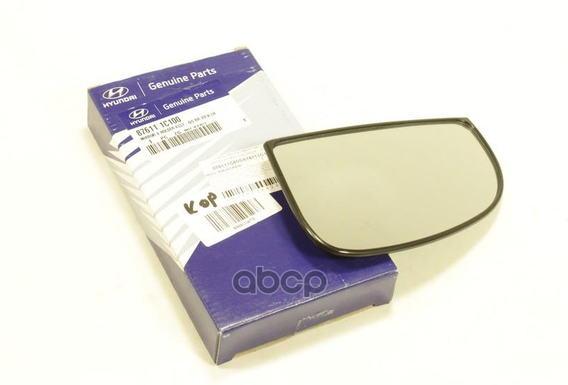 Зеркальный элемент L HYUNDAI GETZ HYUNDAI/KIA 87611-1C100 Hyundai-KIA арт. 87611-1C100