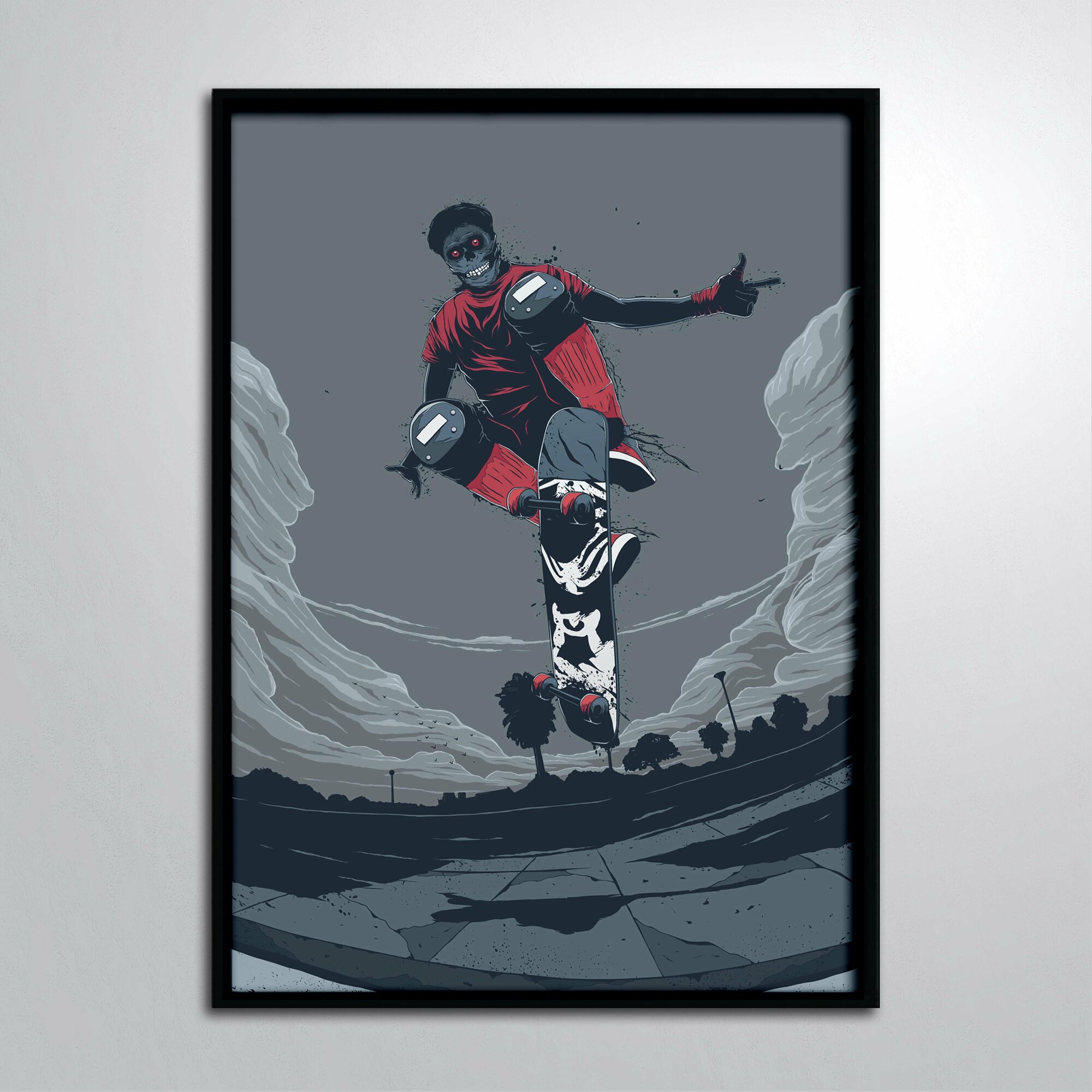 Постер в раме/Скейт Art