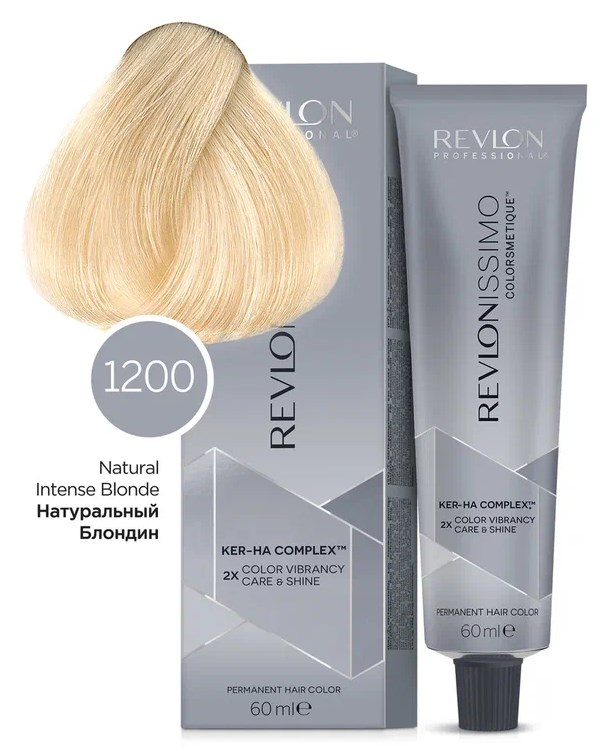 Revlon Professional Revlonissimo Colorsmetique стойкая краска для волос Intense Blonde 1200 Натуральный Блондин 60мл