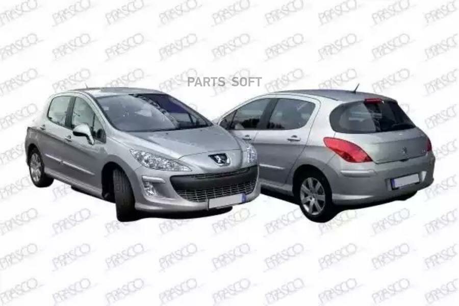 Крыло переднее левое грунтованный пластик! Peugeot 308 07-11 Prasco арт. PG4243014