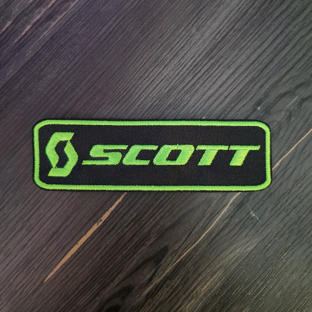 Нашивка SCOTT зеленая
