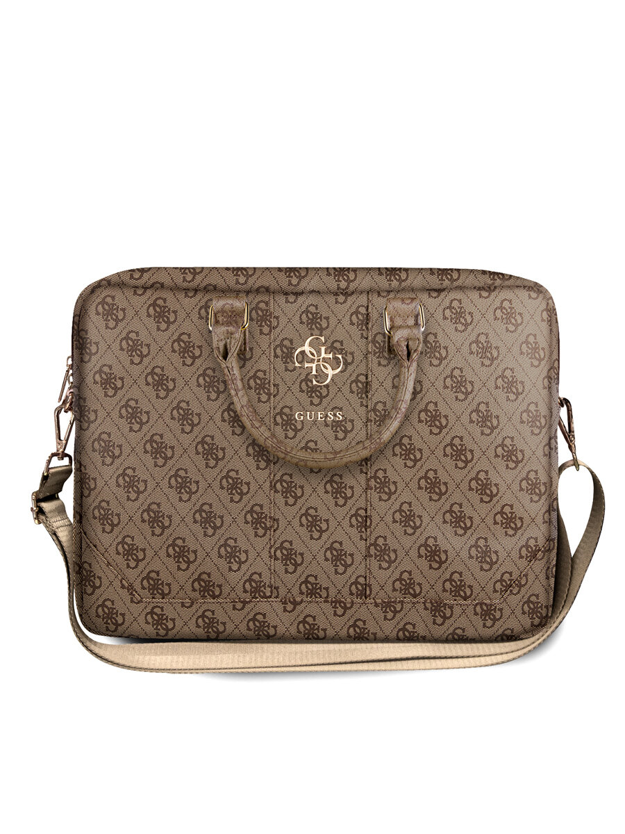 Guess для ноутбуков 15" сумка 4G Bag with Big metal logo Brown
