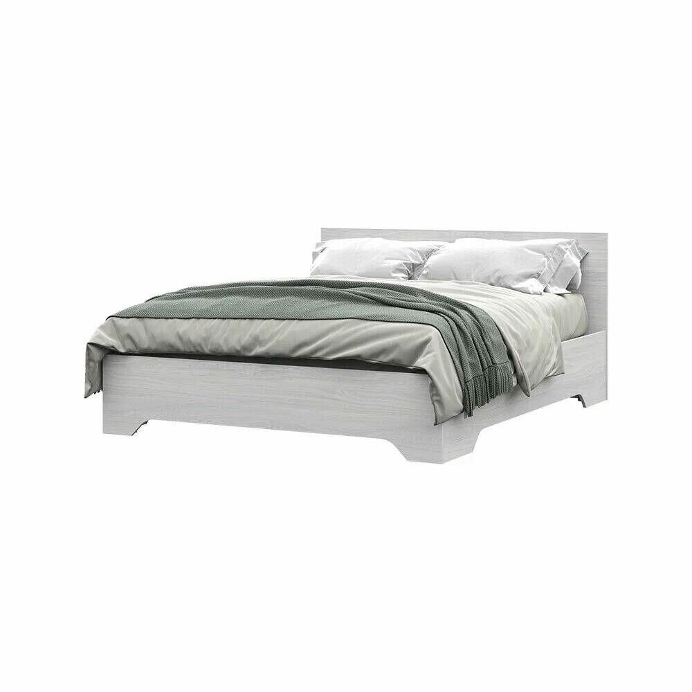 Кровать КР 014 Валенсия, Анкор, ЛДСП без ортопеда, для спальни, дома, дачи, 1640х845х2055, стендмебель