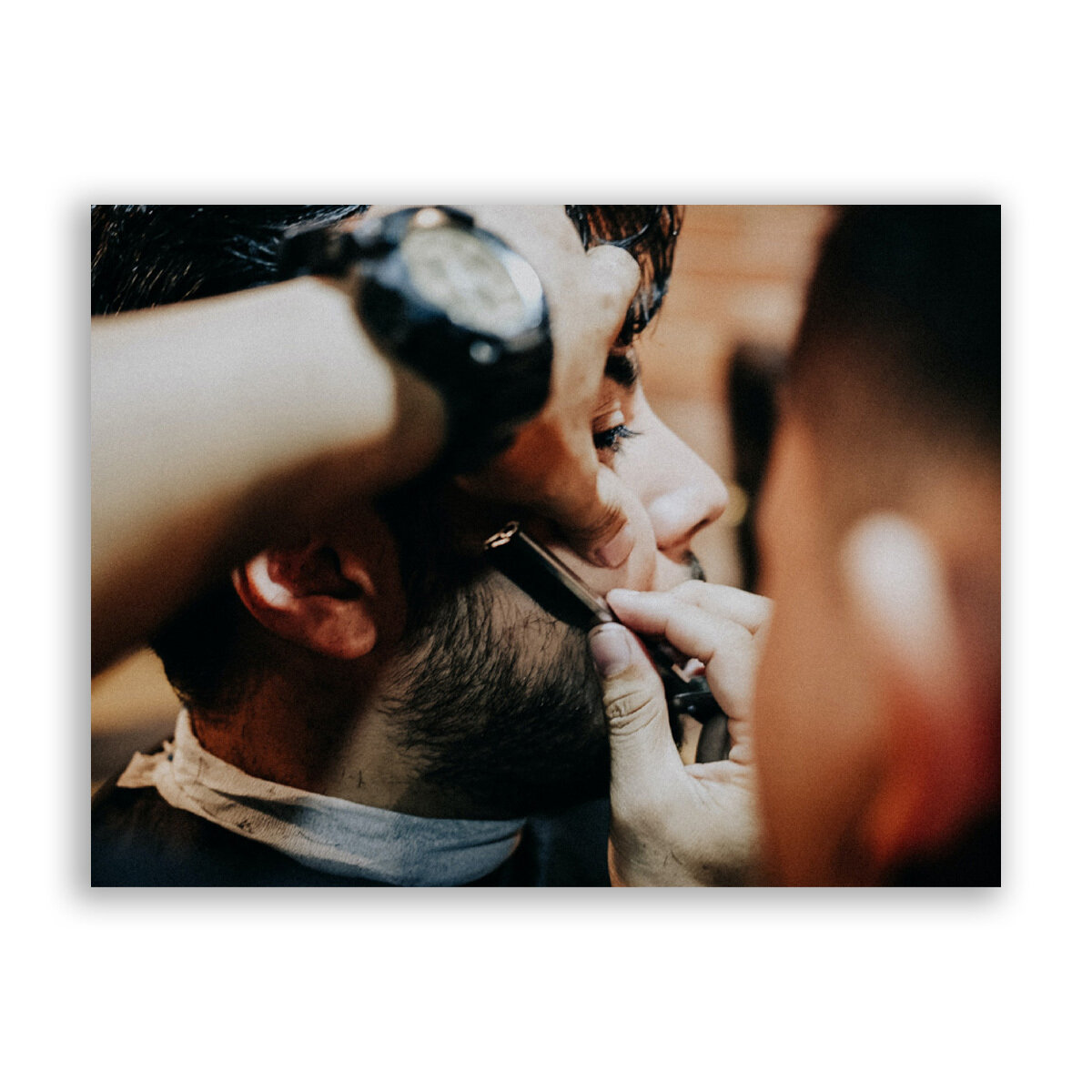 Постер, плакат на бумаге / Для Барбершопа / Размер 40 x 53 см