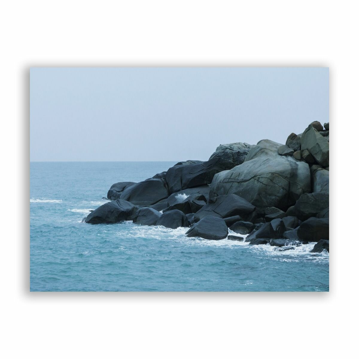 Постер, плакат на бумаге / Природа Китая - Море / Размер 40 x 53 см