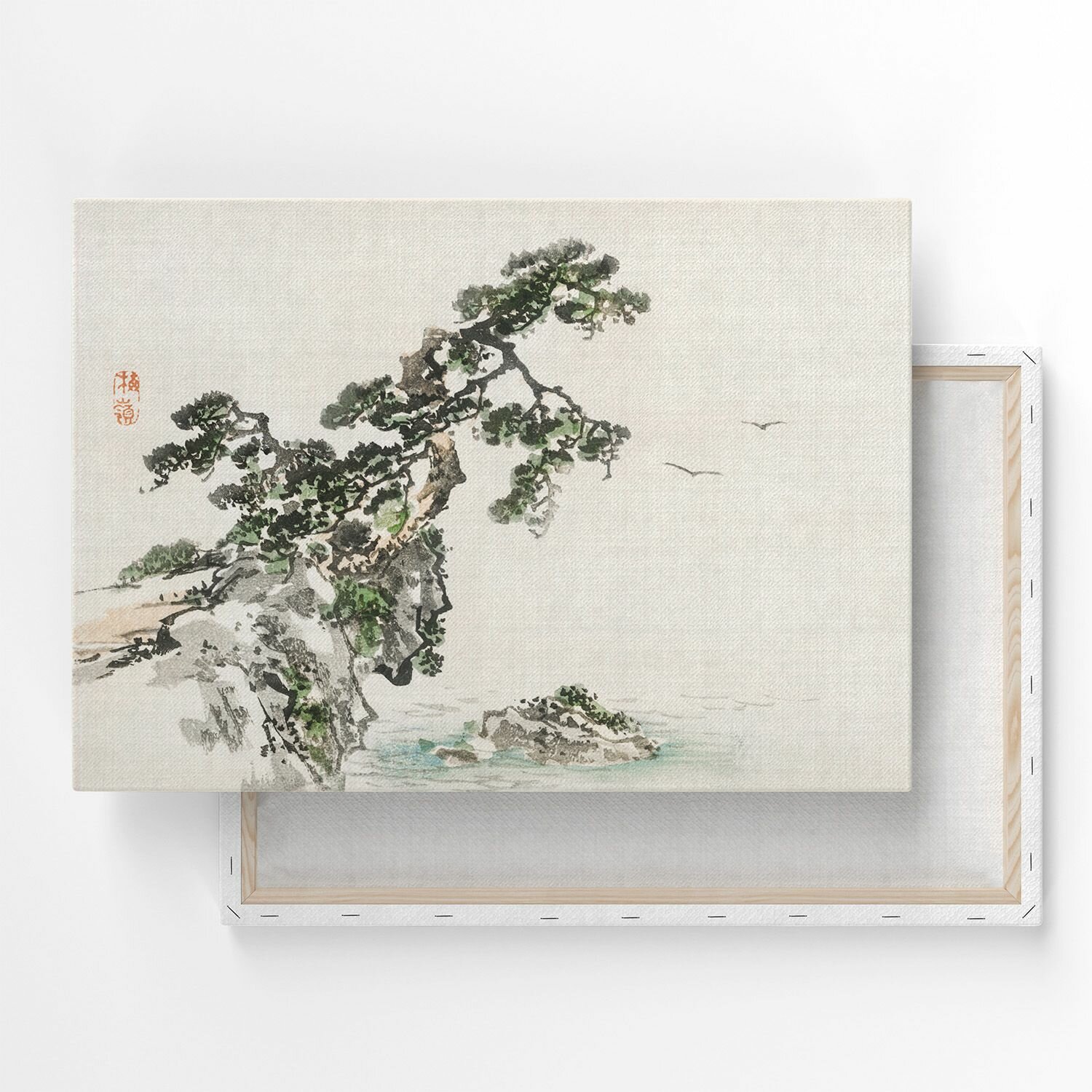 Картина на холсте, репродукция / Байрэй, Коно - Cliff / Размер 60 x 80 см