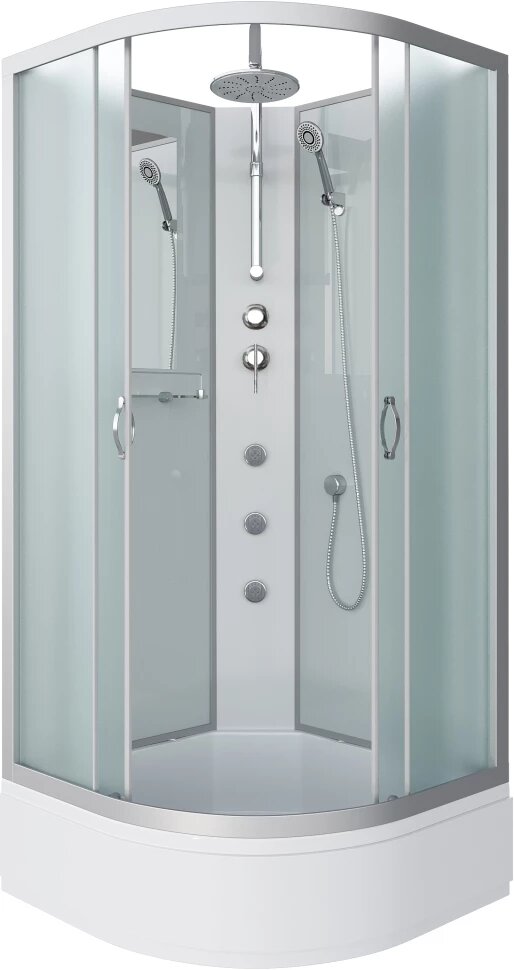 Душевая кабина 100x100x240 см Niagara NG-3302-14BKTG матовое