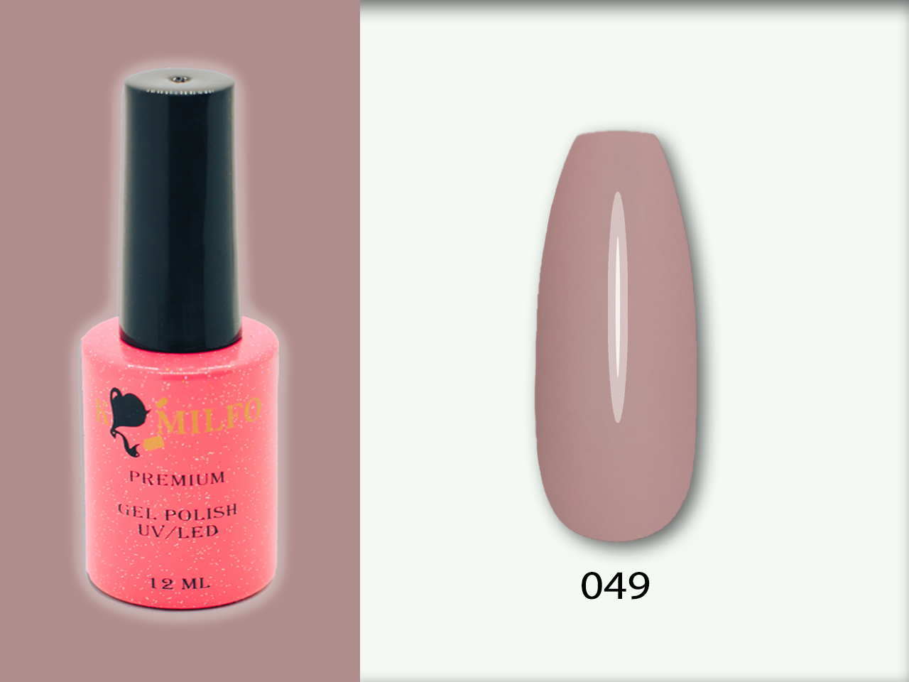 049 KOMILFO гель лак 12 мл.