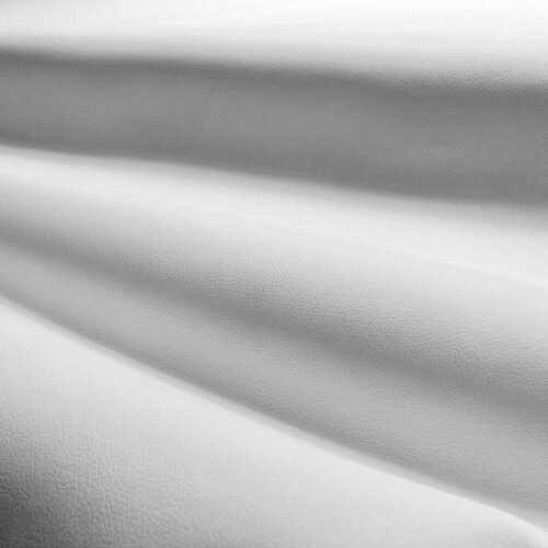 Экокожа Орегон белая, для обивки мебели и перетяжки салона автомобиля, толщина 1 мм (1м)