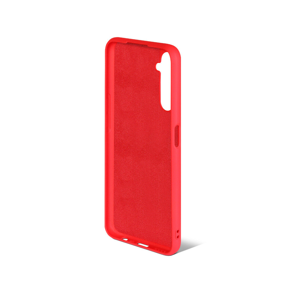 Чехол для Realme 6 / 6s, красный, микрофибра, DF rmOriginal-01 (red)