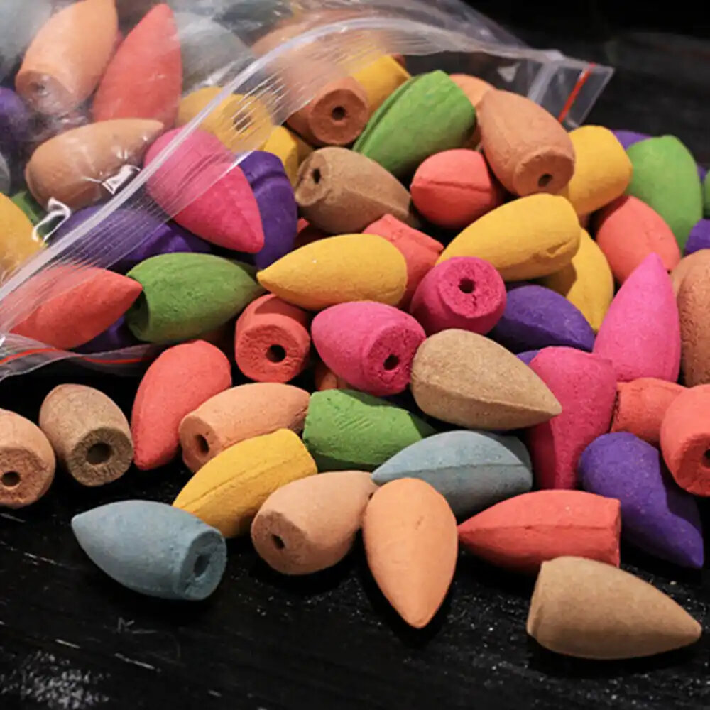 Конусы обратного потока Nature, аромат сандала, 50шт, в подарочной упаковке