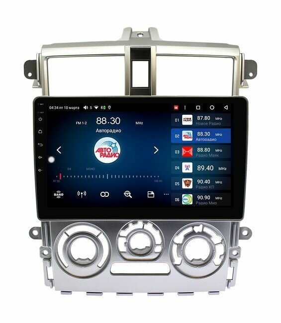 Магнитола Vaycar 09VO4 для MITSUBISHI Colt, Colt Plus 2004-2012 правый руль Андроид, 4+64Гб