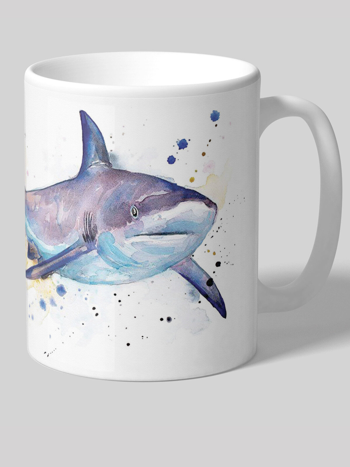 Кружка cooperative.moscow " Акула" (кружка с Акулой, Акула, питомец, кружка с животным, подарок с любовью, друг человека, кружка с питомцем) , 330 мл, 1 шт