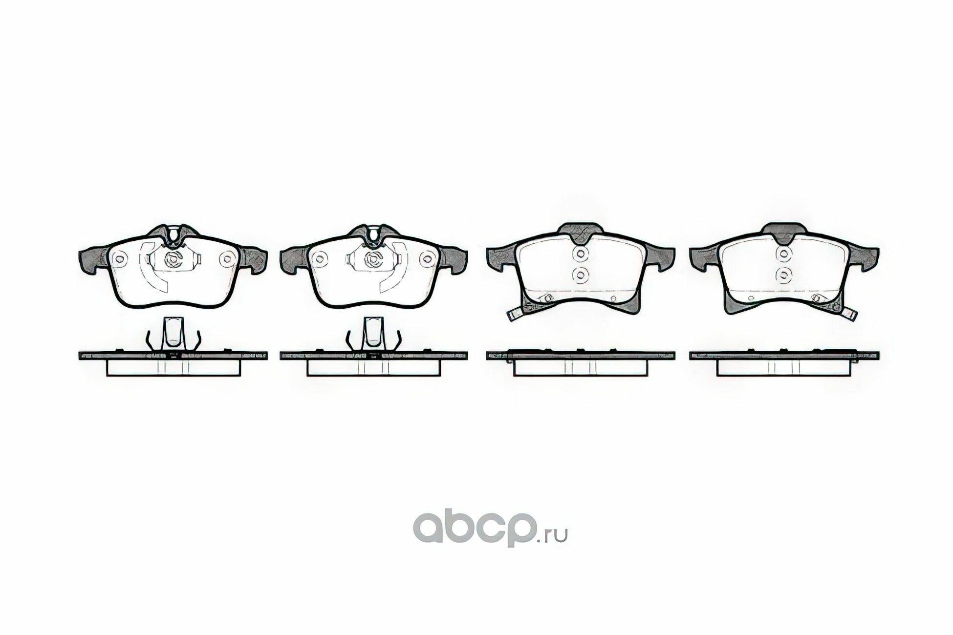 Тормозные колодки дисковые передние.