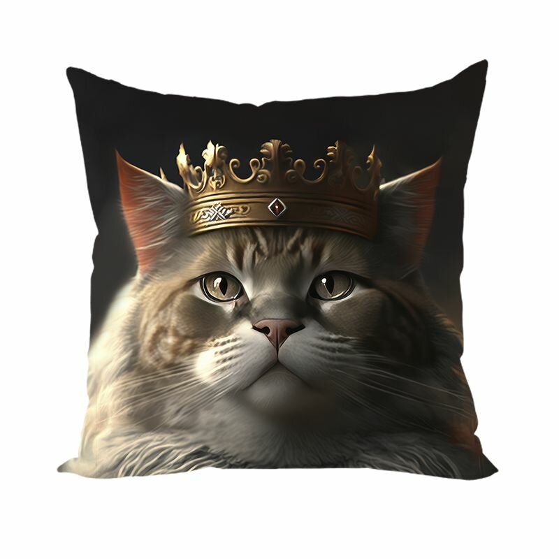 Коты-Короли Эдгар 40х40 велюр