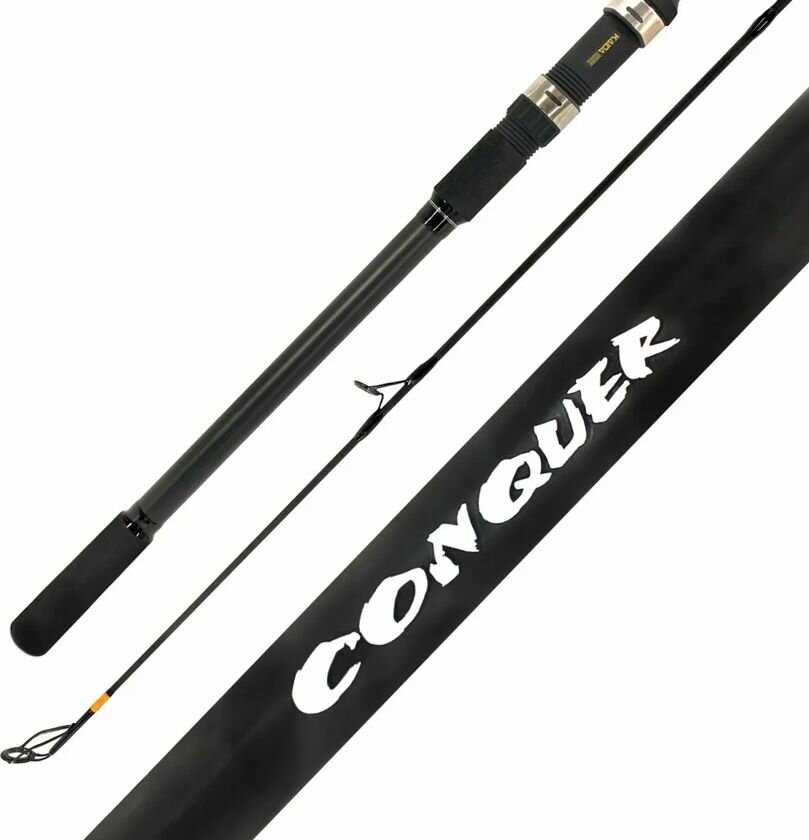 Удилище карповое сподовое 3-х частное Kaida CONQUER 3,75 lbs 3,6м / Удочка рыболовная