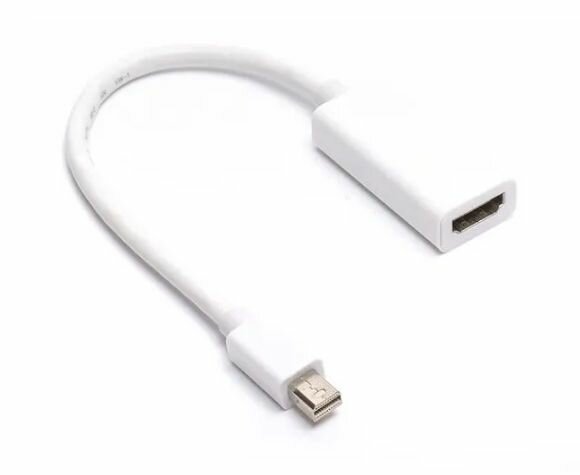 Кабель переходник / адаптер Mini DispayPort - HDMI, 4K, 0.20 м, белый