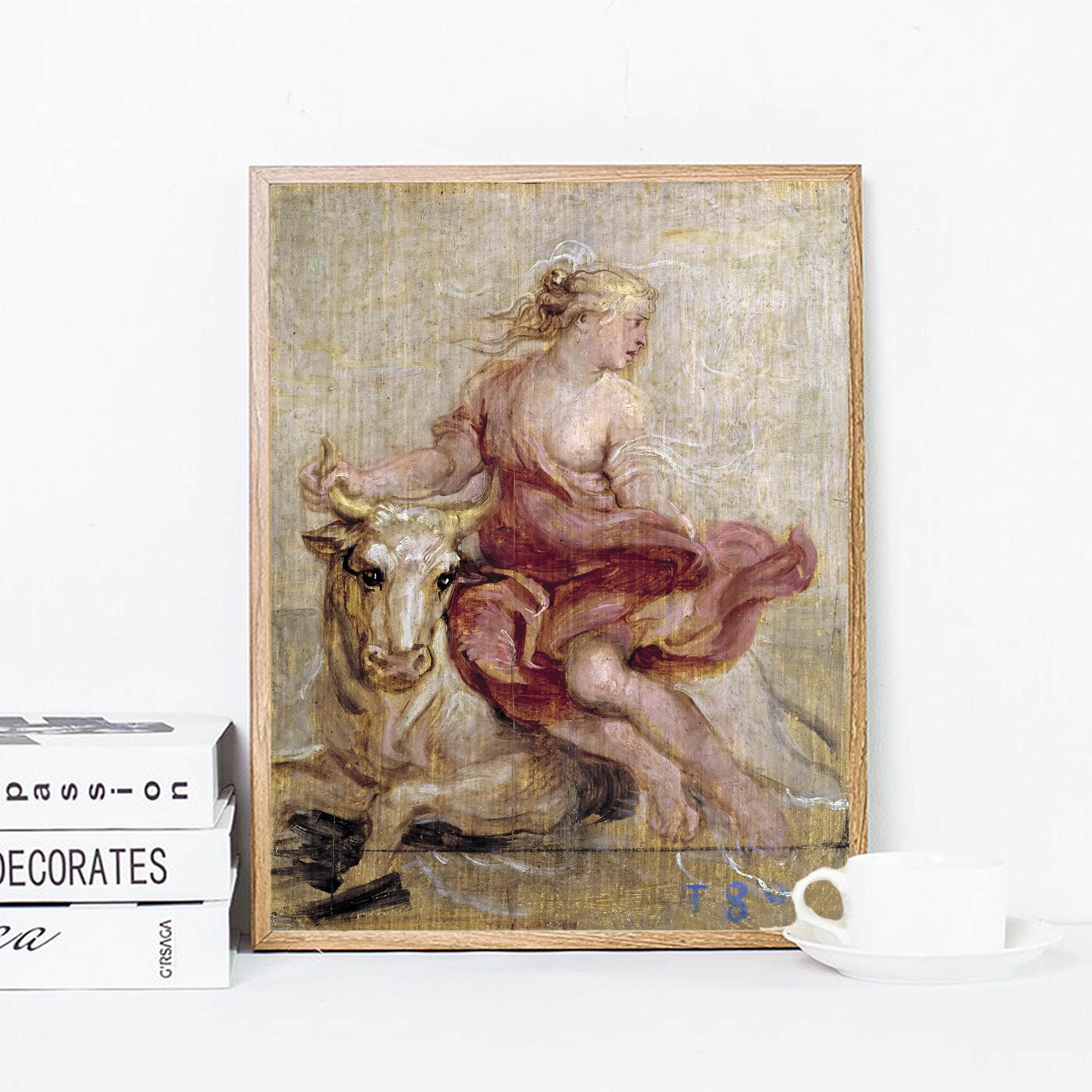 Картина Похищение Европы Питер Пауль Рубенс, без рамы, размер А2