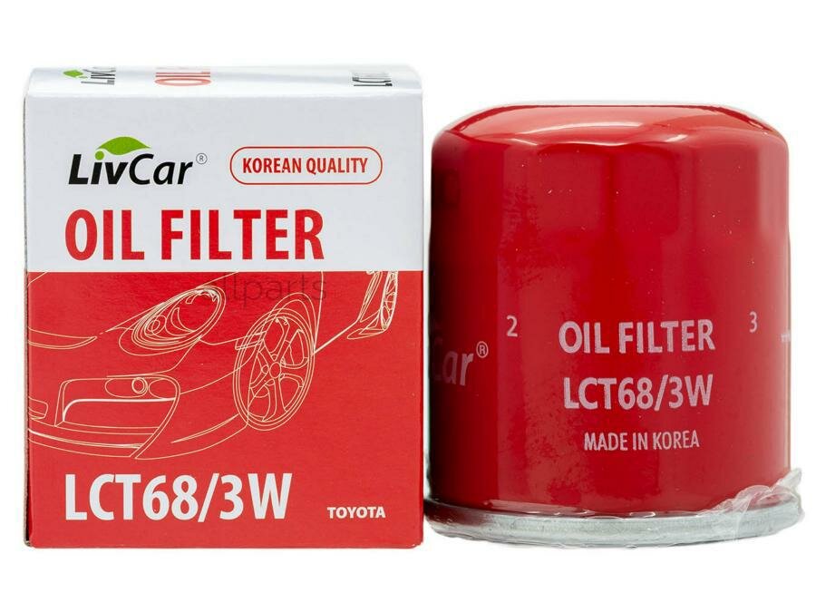 LIVCAR LCT68/3W Фильтр масляный LivCar OIL FILTER LCT68/3W / (C-110)