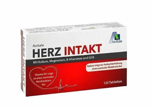Herz Intakt Для нормального кровяного давления, 120 штук