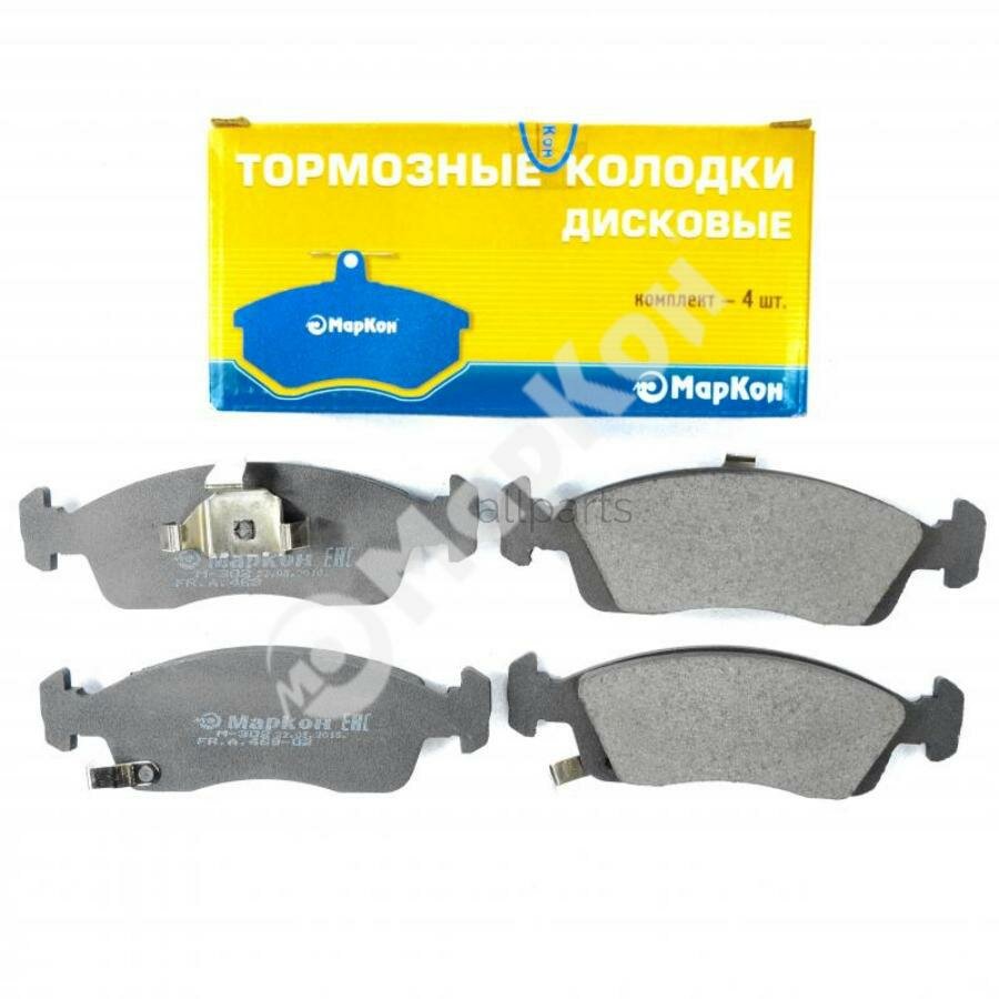 MARKON 46902160 Колодки тормозные дисковые (передние) к-т с мех. индикатором износа CHEVROLET Cobalt Aveo II III в