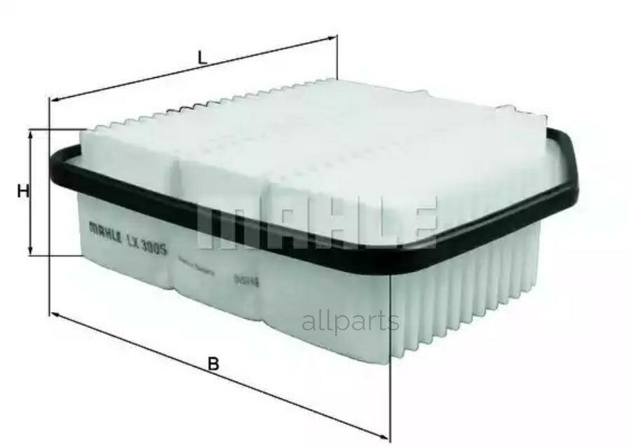 MAHLE LX3005 Mahle Фильтр воздушный LX 3005