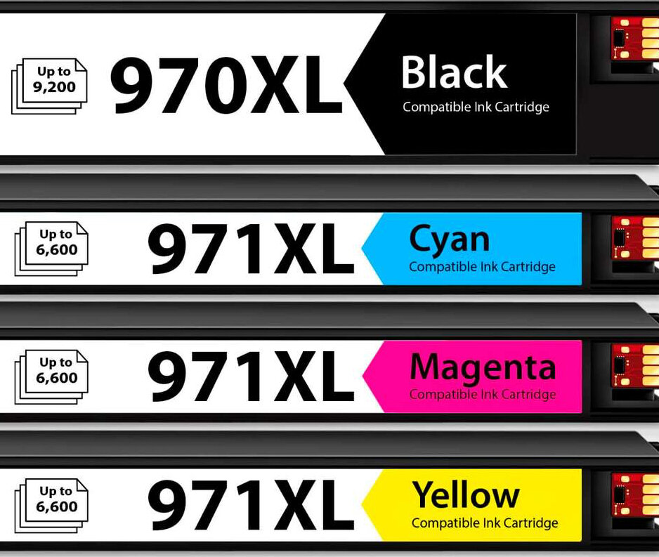 Картриджи для HP 970XL /971XL ( 4 шт.)