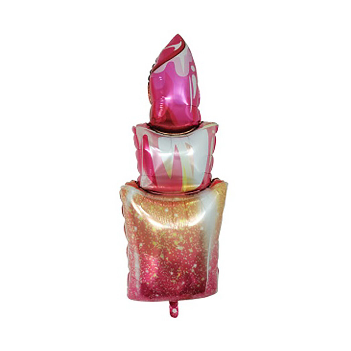 Патибум Шар фольгированный Помада 47 см × 124 см, 1 шт декоративный элемент