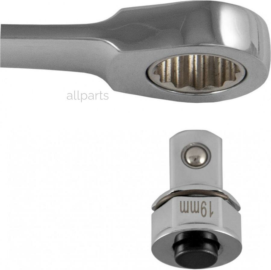 JONNESWAY W45316SAD12 Привод-переходник 1/2DR для ключа накидного 19 мм JONNESWAY W45316SAD12