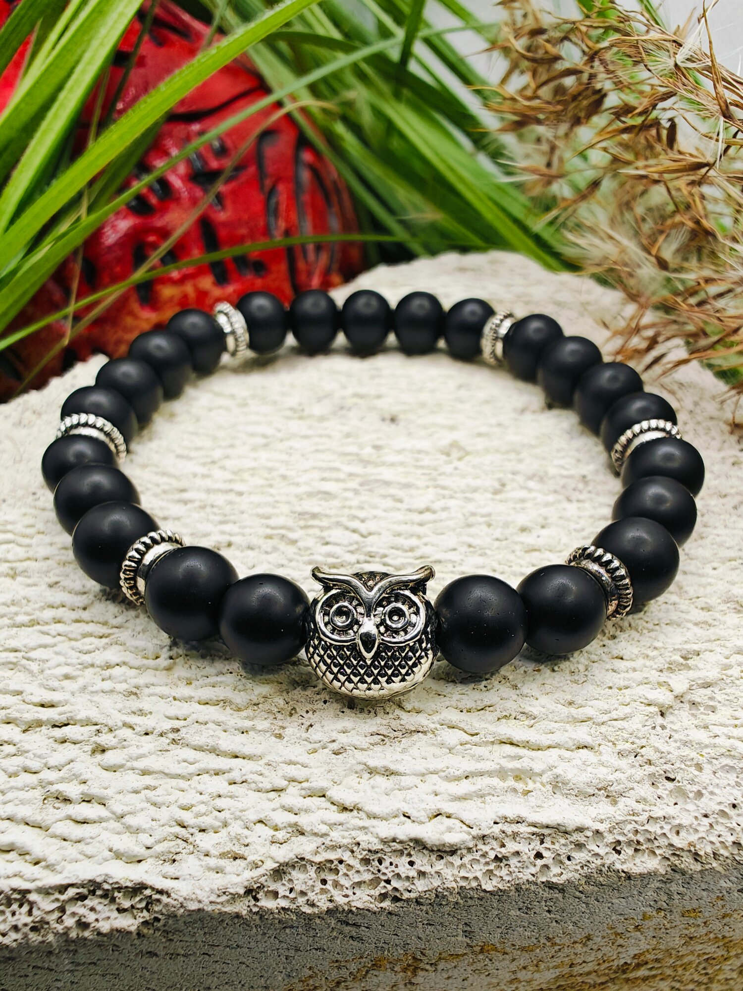 Браслет-нить, шунгит