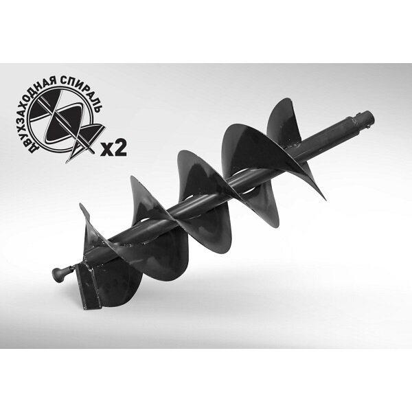 Шнек Carver GDB-250/2 (01.003.00051) для грунта двухзаходный