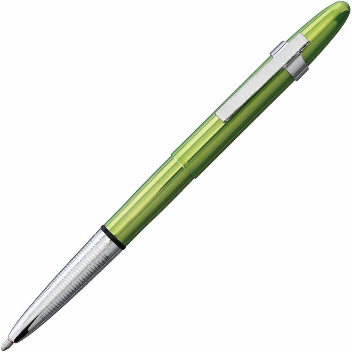 Космическая шариковая ручка с клипсой Fisher Space Pen Bullet (Aurora Borealis Green)