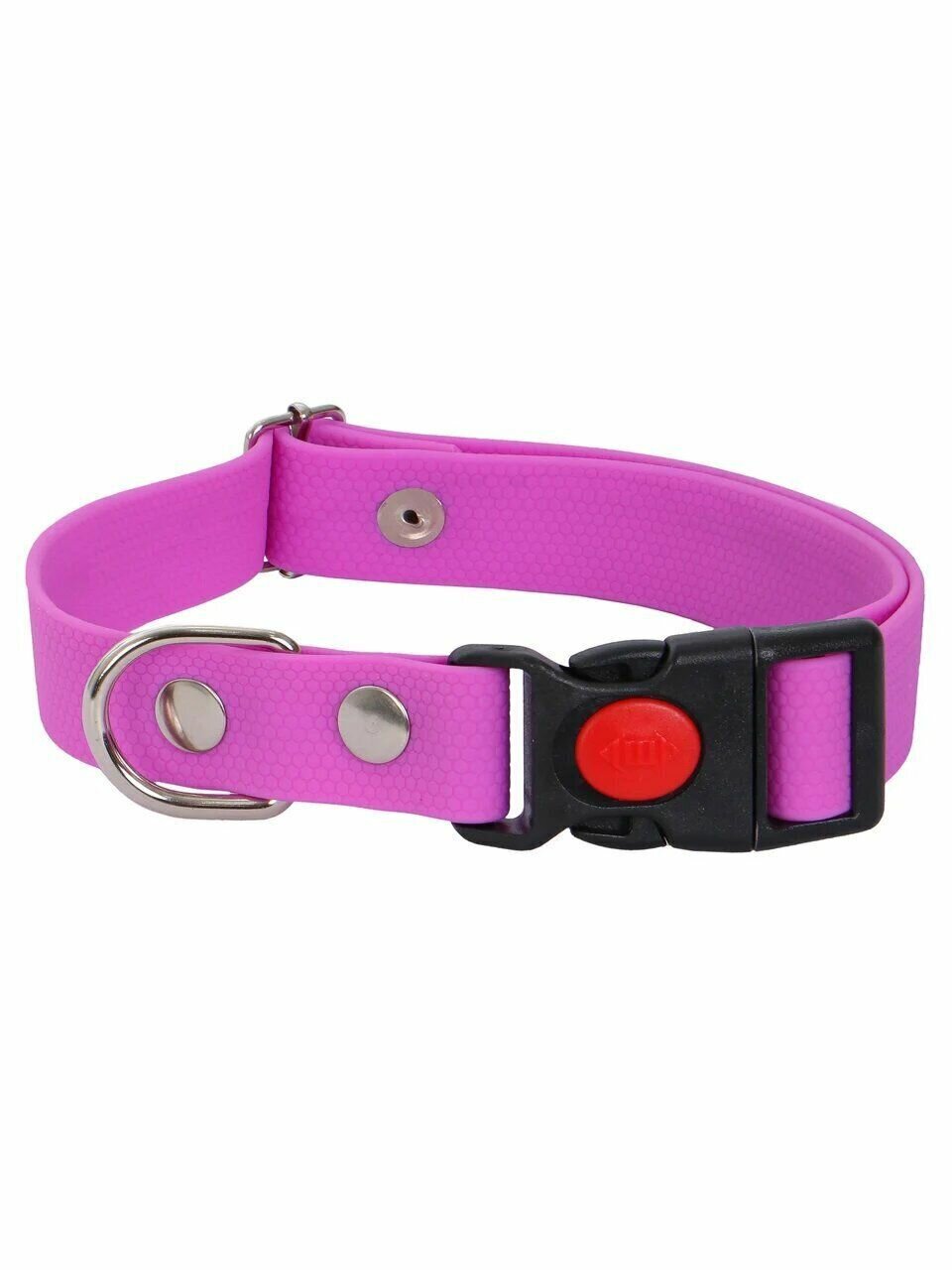 Ошейник биотан L многоразм С фиксатором 25" 33-55 см PerseiLine ОБ-325 фиолетовый