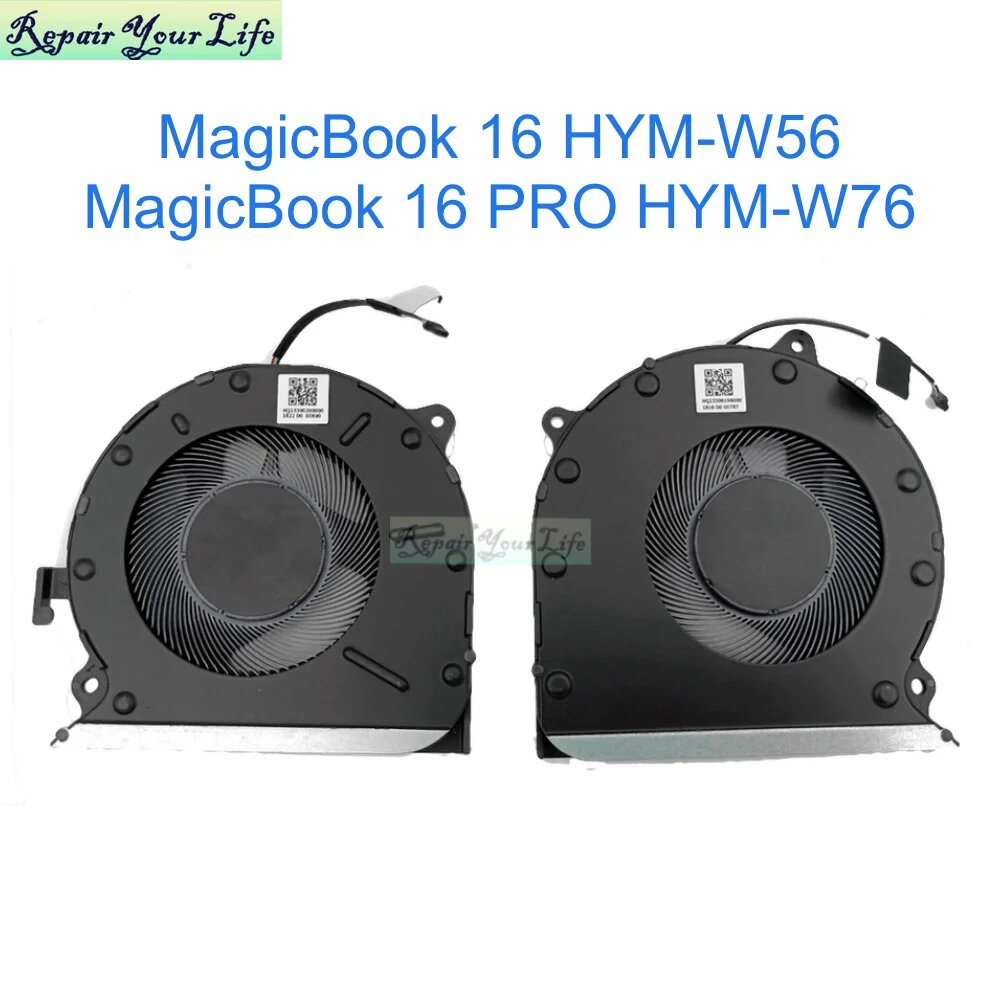 Охлаждающий вентилятор для ноутбука Honor MagicBook 16 REPAIR YOUR LIFE CPU GPU Both