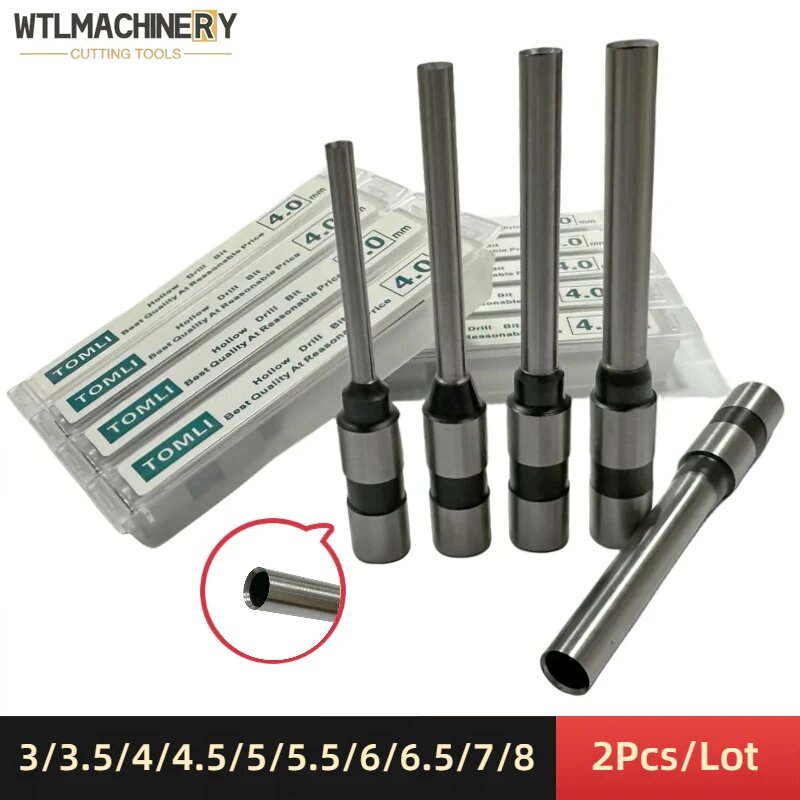 Сверла для бумаги WTLMACHINERY 2 шт, 3-8 мм 3,5 мм