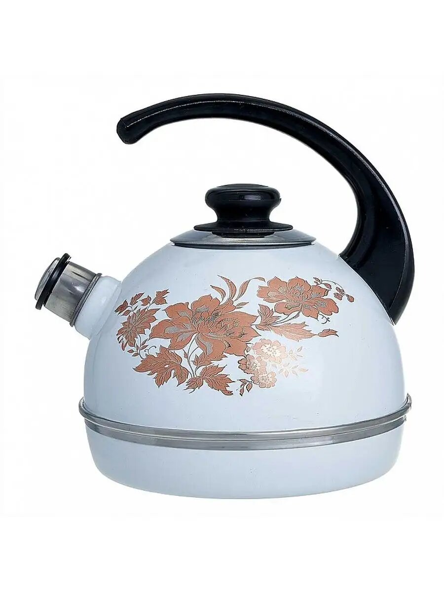 Чайник для плиты 2,5л белый Т04/25/03/41