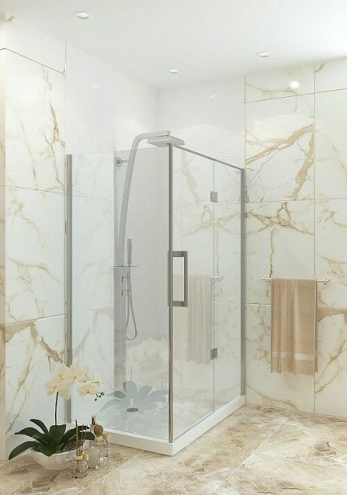 Душевое ограждение без поддона EVA GOLD JY035 120х80