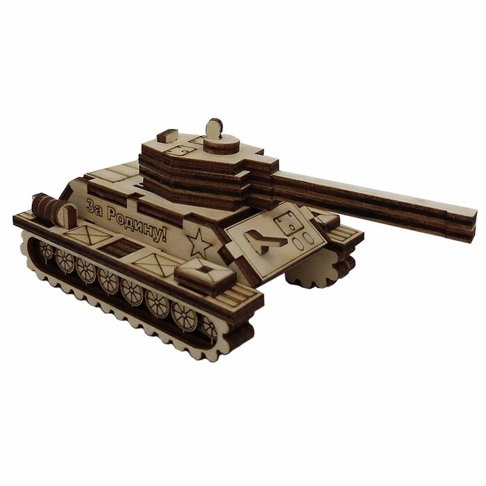 Деревянная модель сборная "Танк"