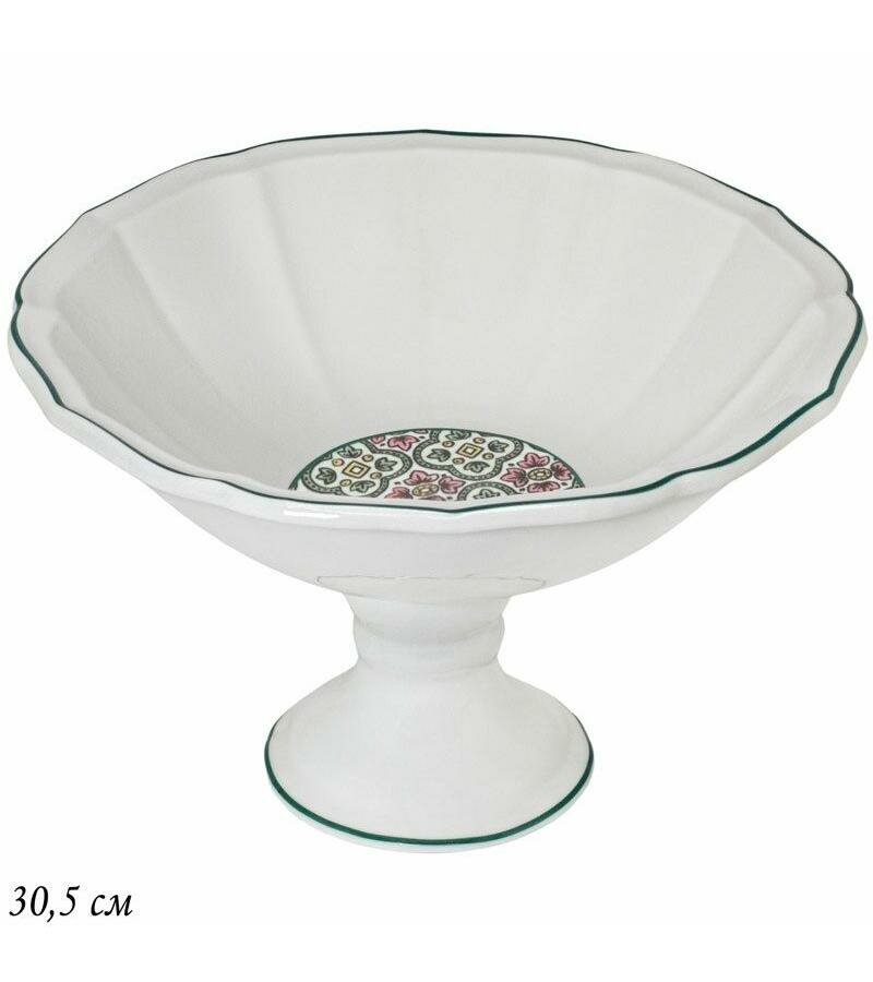 Фруктовница 30,5см дария на ножке 1 шт.