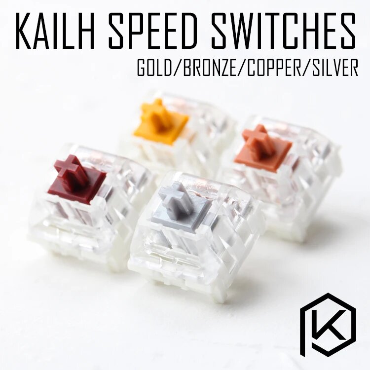KPrepublic Kailh Speed Switch RGB SMD переключатели для клавиатуры x35 Pcs, Kailh Bronze Switch