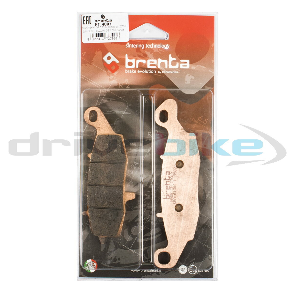 BRENTA Тормозные колодки FT 4091 Sintered