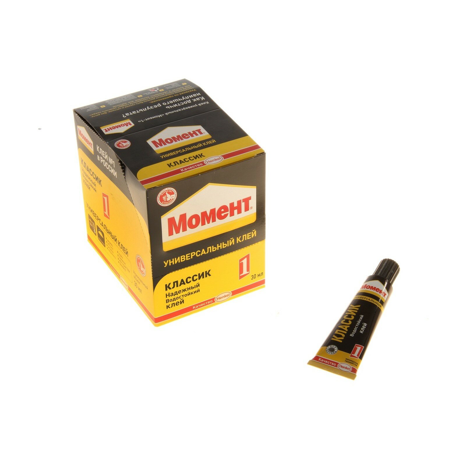 Клей "Момент-1" универсальный, шоу-бокс, 30 мл (набор10 шт.)