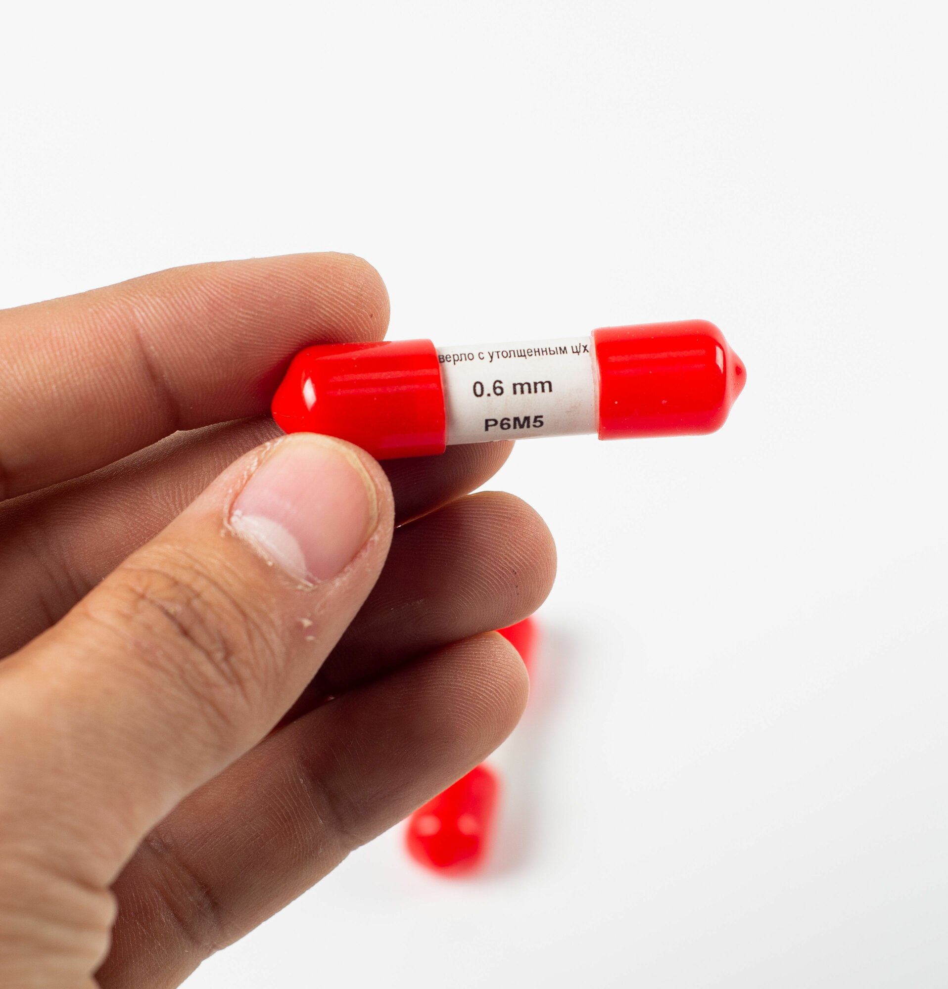 Сверло по металлу 0,6 мм Р6М5 с утолщённым хвостовиком ВИЗ , 10 шт