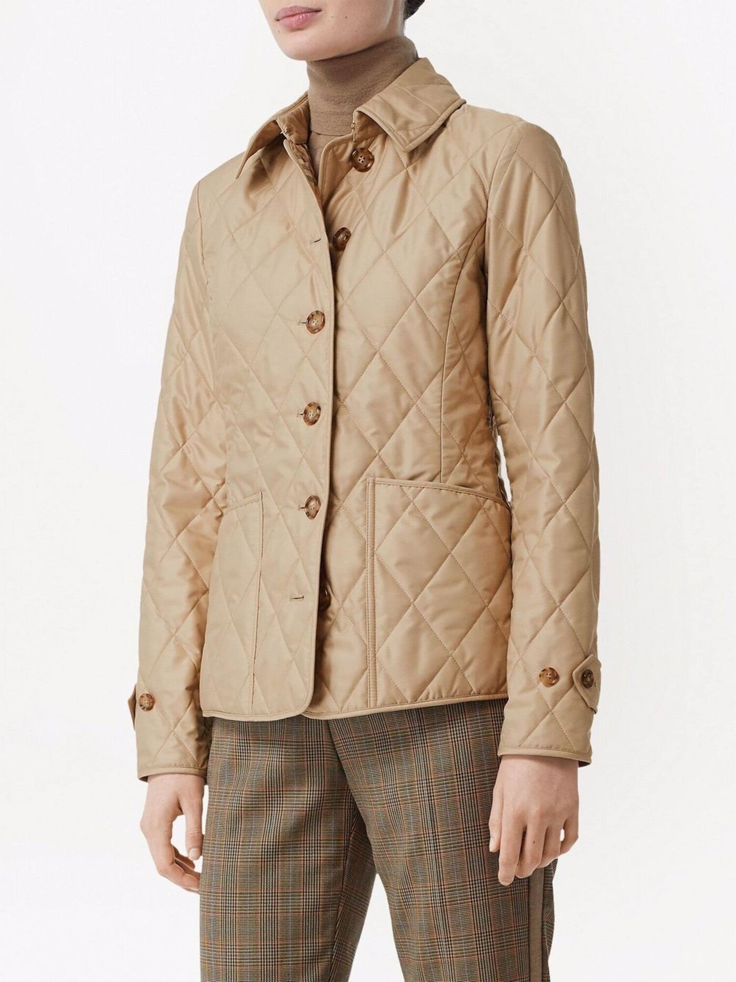 Куртка BURBERRY, размер 2XS, разноцветный — фото 1