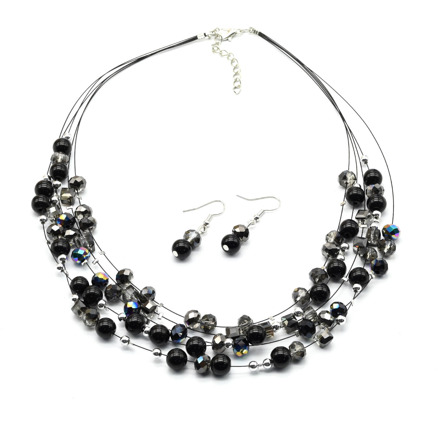 Колье, циркон