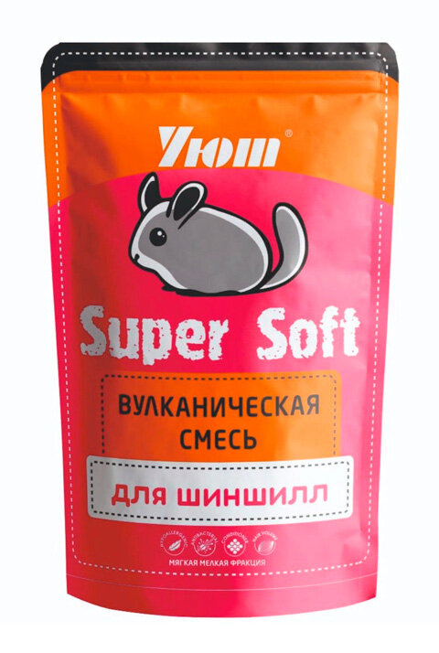УЮТ SUPER SOFT смесь вулканическая для шиншилл (0,73 + 0,73 л)