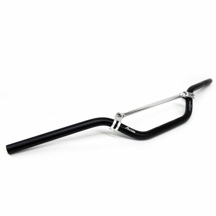 Руль 22 ACCEL Mini для мотоцикла, мототехники, цвет черный, алюминий