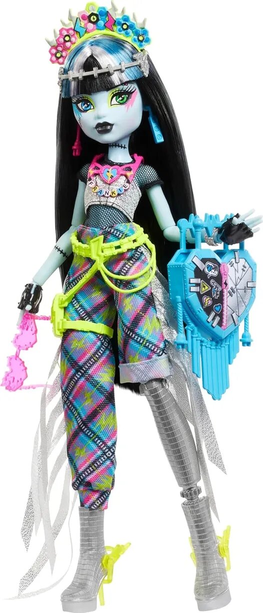 Кукла Monster High Фрэнки "Monsteristas", шарнирная, с аксессуарами, от 3 лет